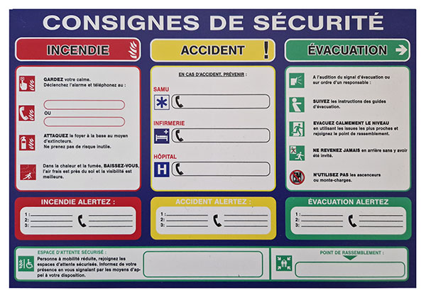 Plan d'intervention, d’évacuation et consignes de sécurité - Life Secur ...